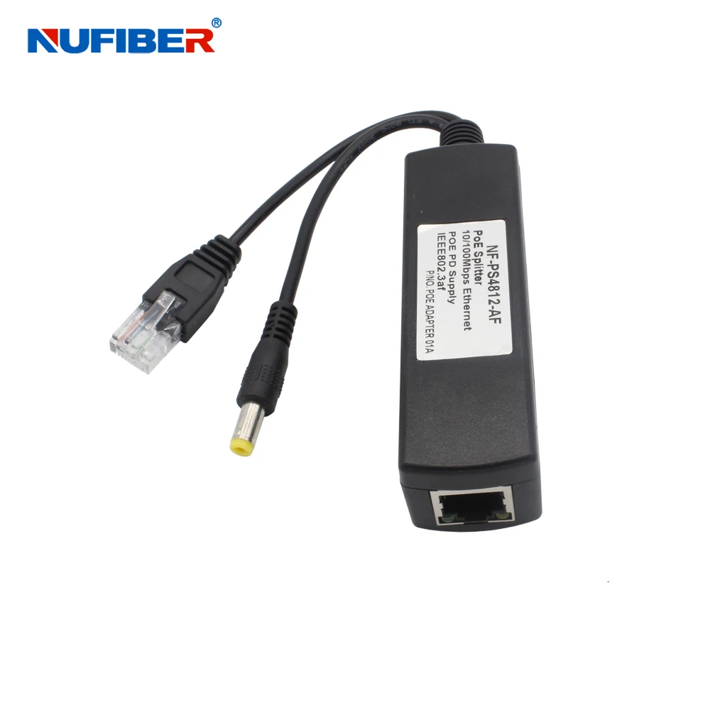 China Manufacturer 100mbps 12v Poe Splitter Single Port 24v To 12v Poe ...