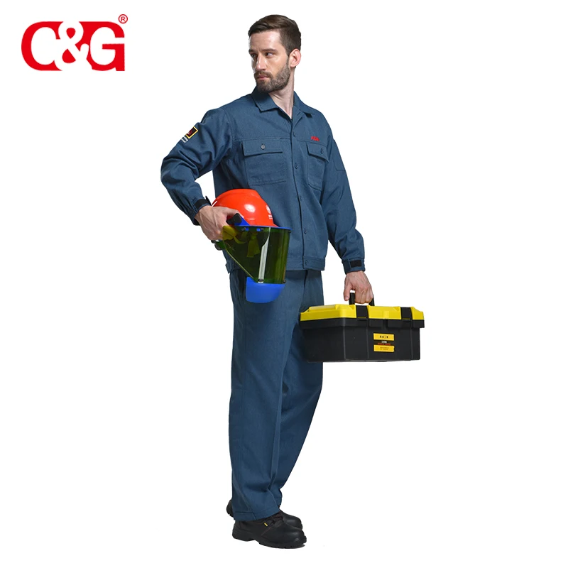 8 Calcm2 Electrical Arc Flash Protective Electrician Workwear Uniform ...