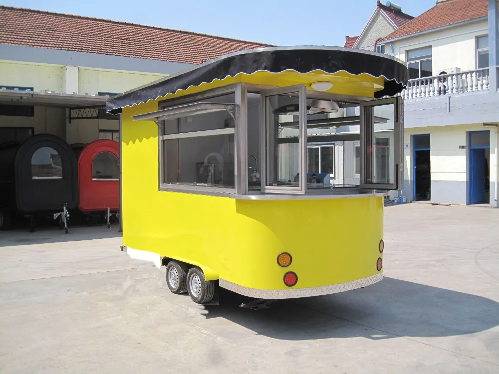 Mobile Coffee Vending Truck - Multifunction Bakery Food Cart