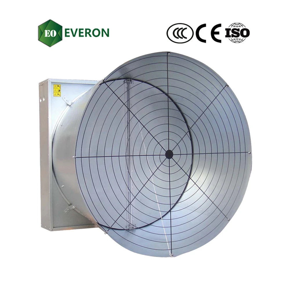 Large Exhaust System Butterfly Ventilation Cone Fan For Poultry Farm ...