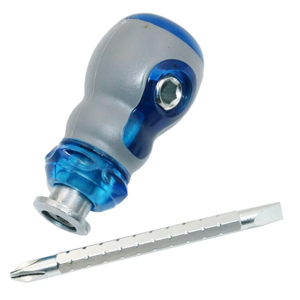 Mini Screwdriver - Flat Phillips, Random Color Utility Tool