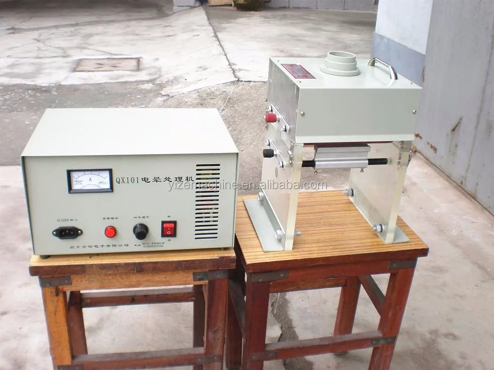 Ceramic Electrode Corona Surface Treatment Processor Machine For Film ...