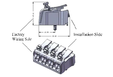 4 Pin Quick Wire Connectors with Press Release Button