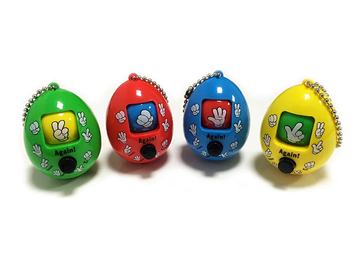 Keychain With Game Of Rock-paper-scissors Plastic Pp Toys Souvenir ...