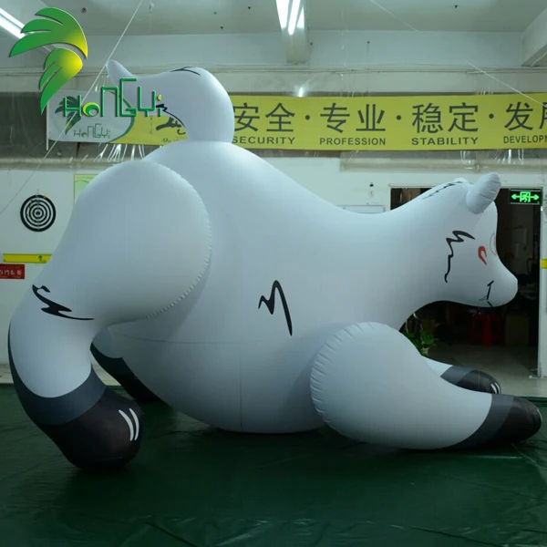 Lovely Cartoon Toy White Inflatable Wolf With Belly From Hongyi - Buy ...