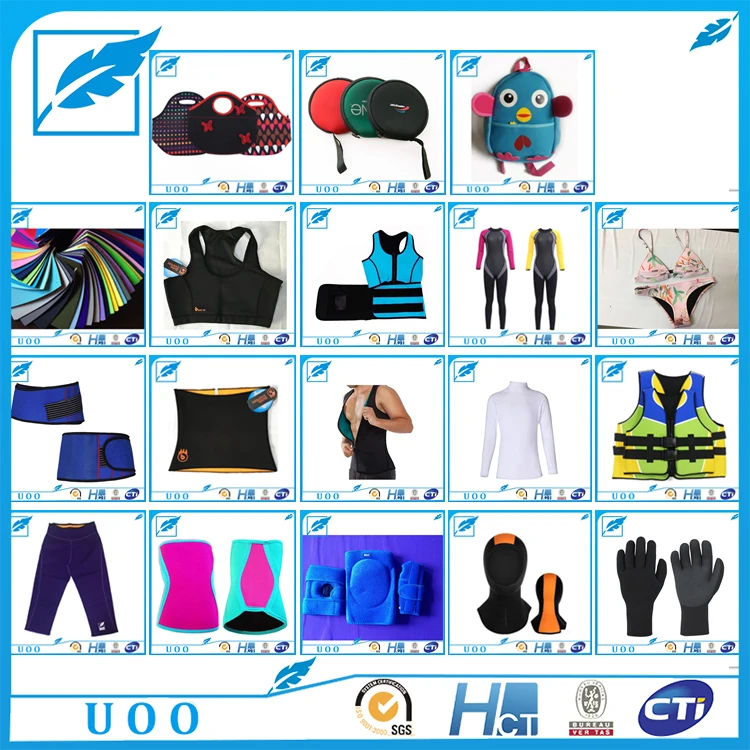 UOO China Embossed Neoprene Fabric for Medical Products