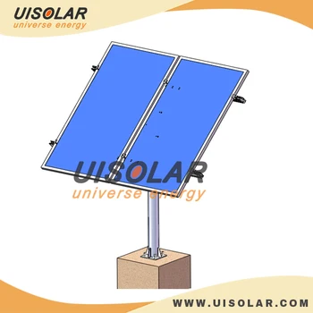 Solar Panel Single Pole Mounted Structure,Pv Mounting System With 8 ...