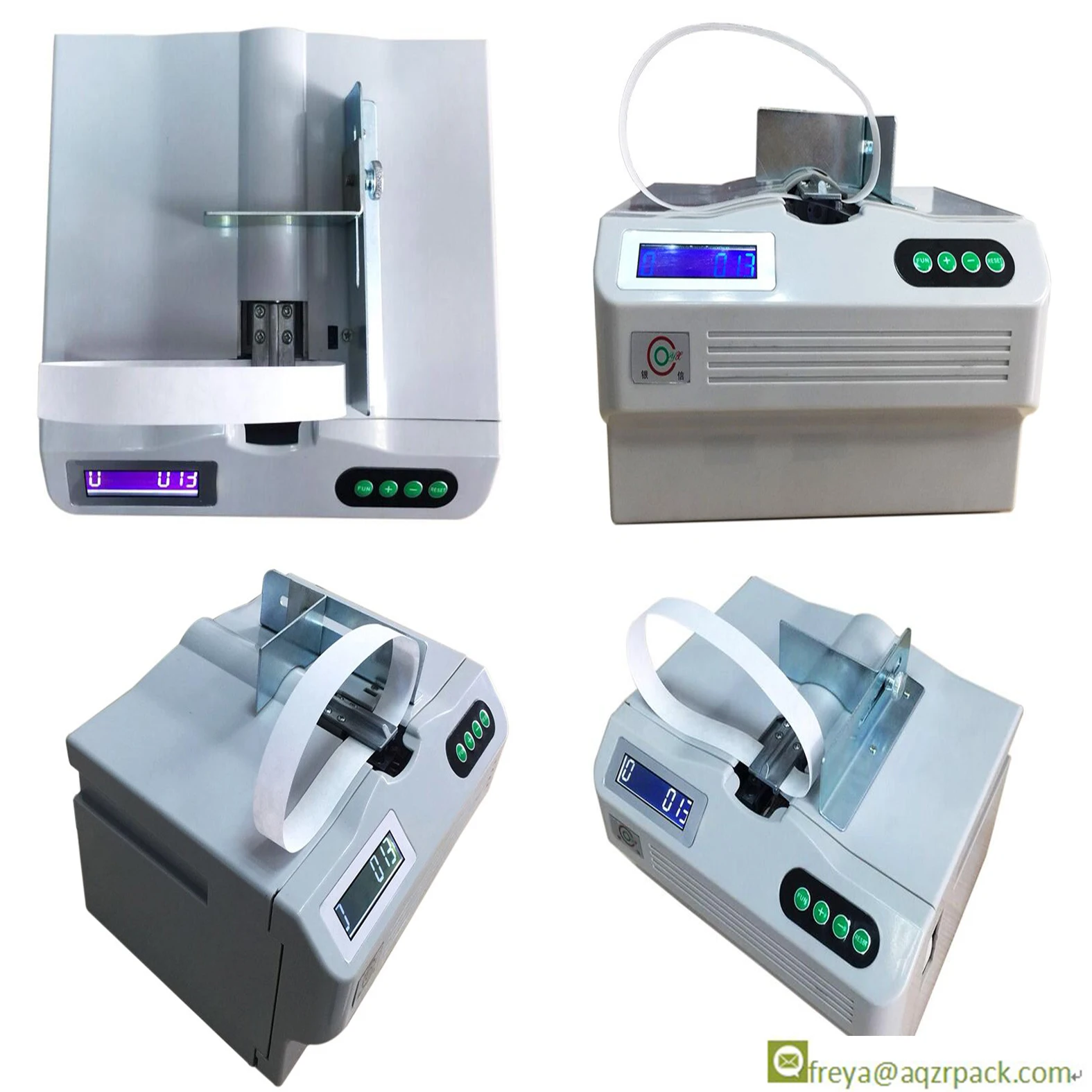 Cash Note Bundling Machine For 20mm Kraft Paper Tape Used - Buy ...