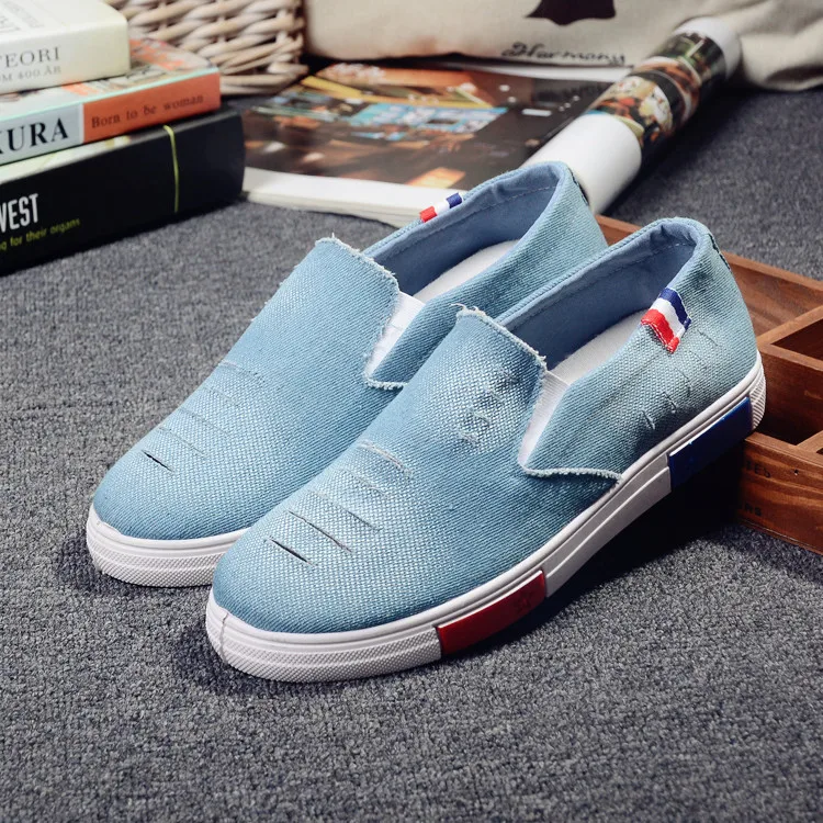 New Model Alibaba Men Canvas Shoes Fashion Men Blue Shoes - Buy Men ...