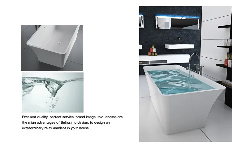 Vertical Bath Tub Luxury Design - Freestanding Tub BS-8639