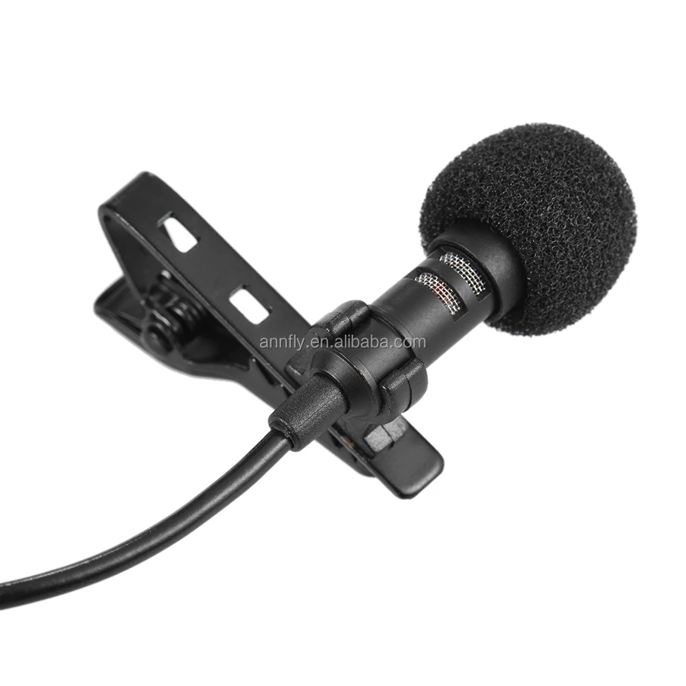 Mini Usb Omni-directional Stereo Mic Microphone With Collar Clip For Pc ...