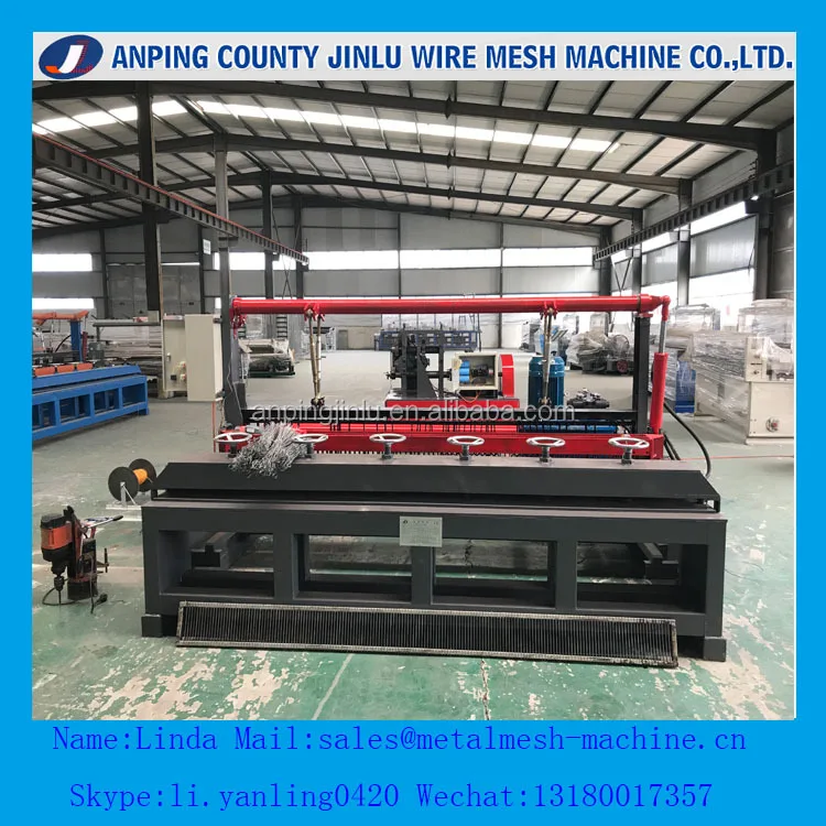 2.0-14MM Heavy Type Semi-automatic Crimped Wire Mesh Weaving Machines ...