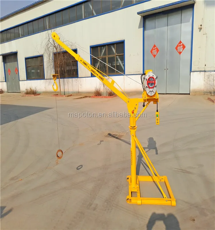 Small Transport Sand Lifting Crane for Construction Use