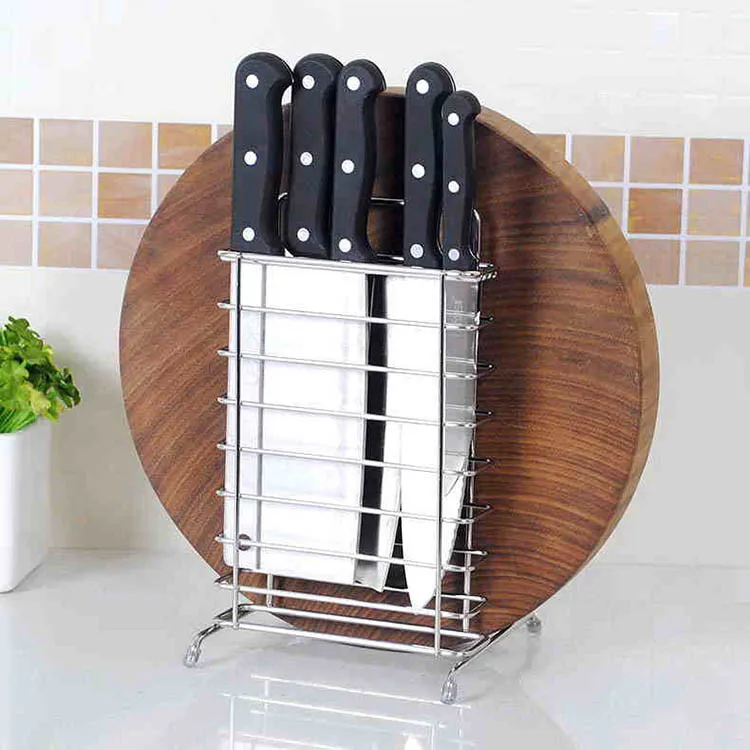 Kitchen Accessories Chopping Board Rack Stand Stainless Steel Kitchen ...