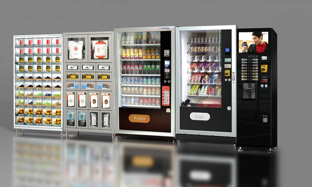 Le209c Snack Cold Drink And Coffee Vending Machine - Buy Snack Cold ...
