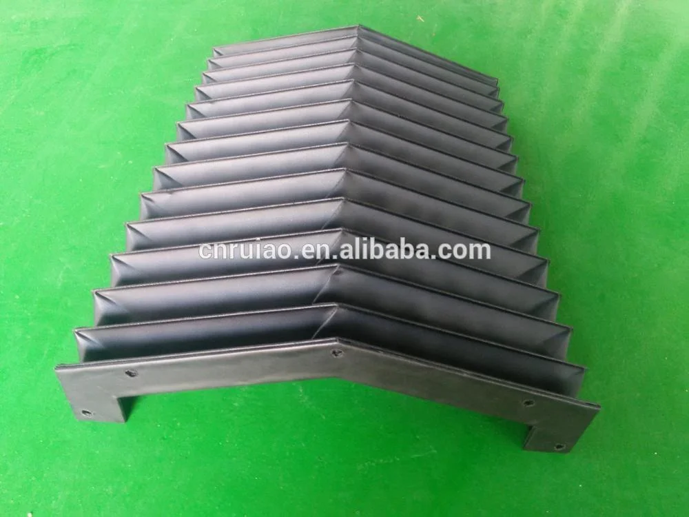 Square Or Rectangular Fabric Bellows Way Covers Guide Rail Protective ...