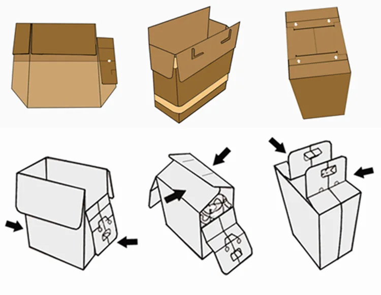 Bio-degradable Kraft Paper Airline Compactor Trash Box