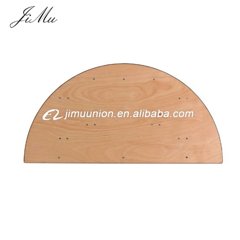 Event Furniture Half Round Fireproof Board Semi Circular Wood Half Moon ...