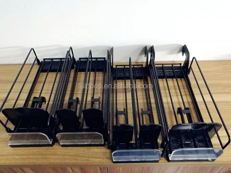 Width Adjustable Refill Spring Loaded Shelf Pusher System