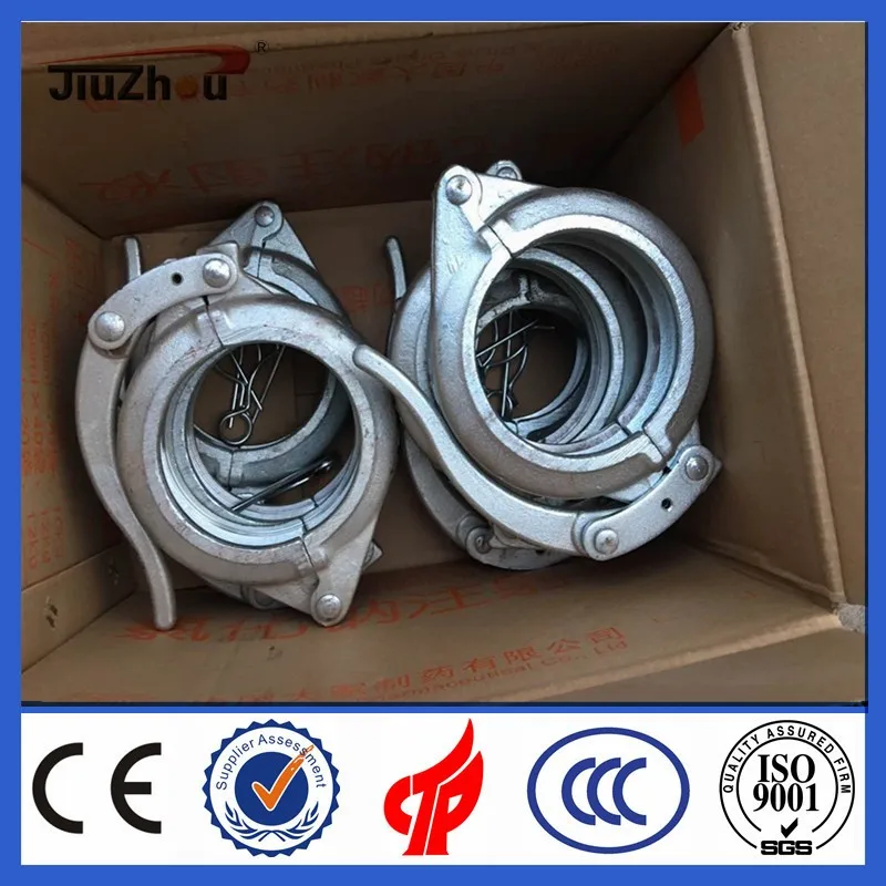 4 Inch Concrete Pump Steel Pipe Snap Coupling Clamp - Buy Snap Coupling ...
