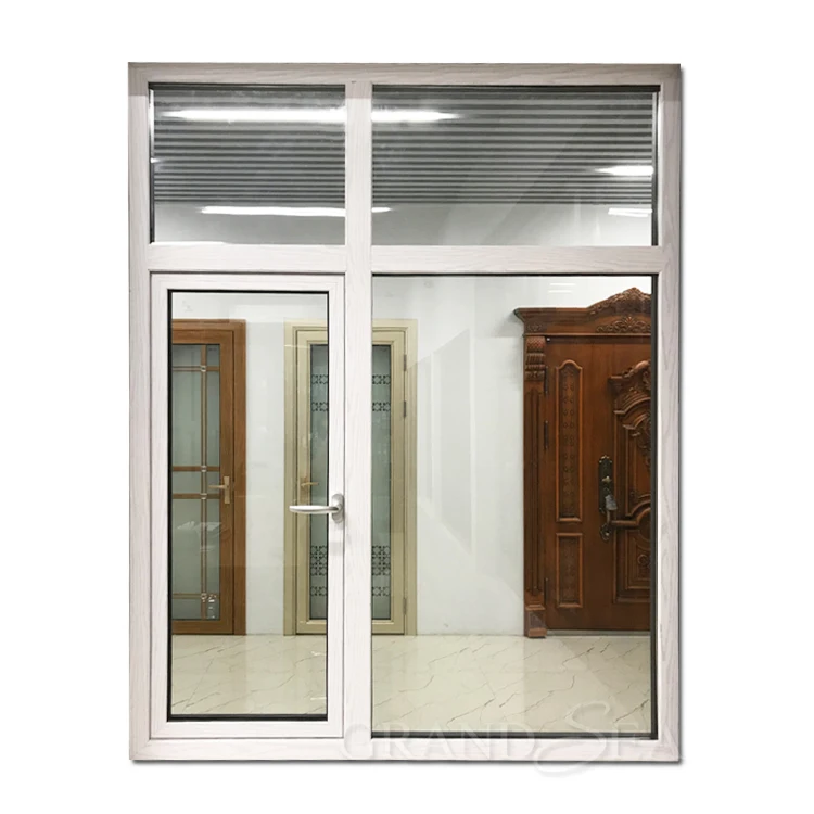 Modern Aluminum Frame Swing Window with Fixed Glass | OEM | Wholesale