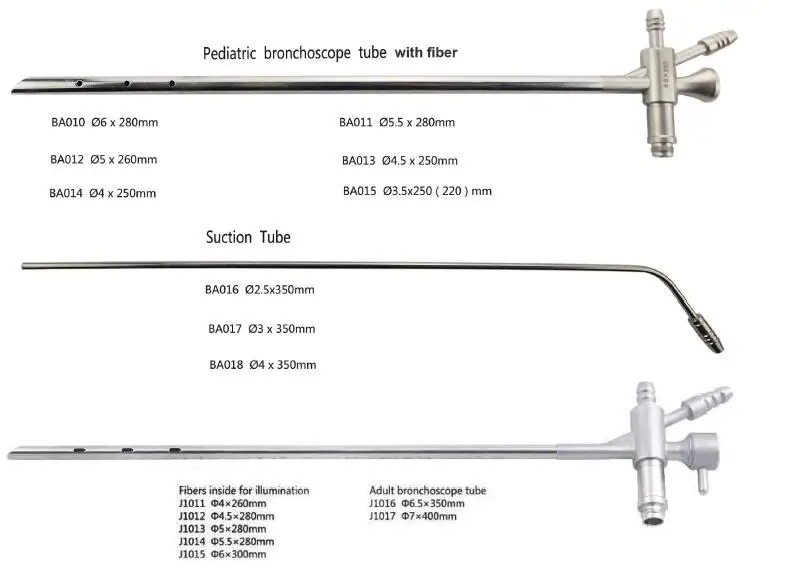 Set Bronchoscope Bedah Kaku/set Bronchoskop Medis Pediatrik/serat Ent ...