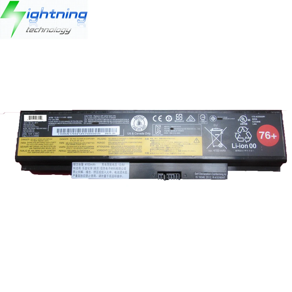New Original Genuine 45n1760 45n1761 76+ Laptop Battery For Lenovo ...