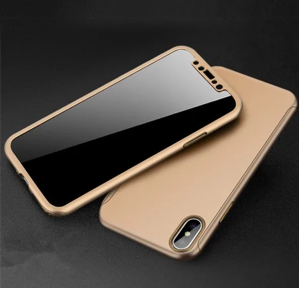 360 Degree Full Cover Phone Case for Iphone X - Slim & Durable