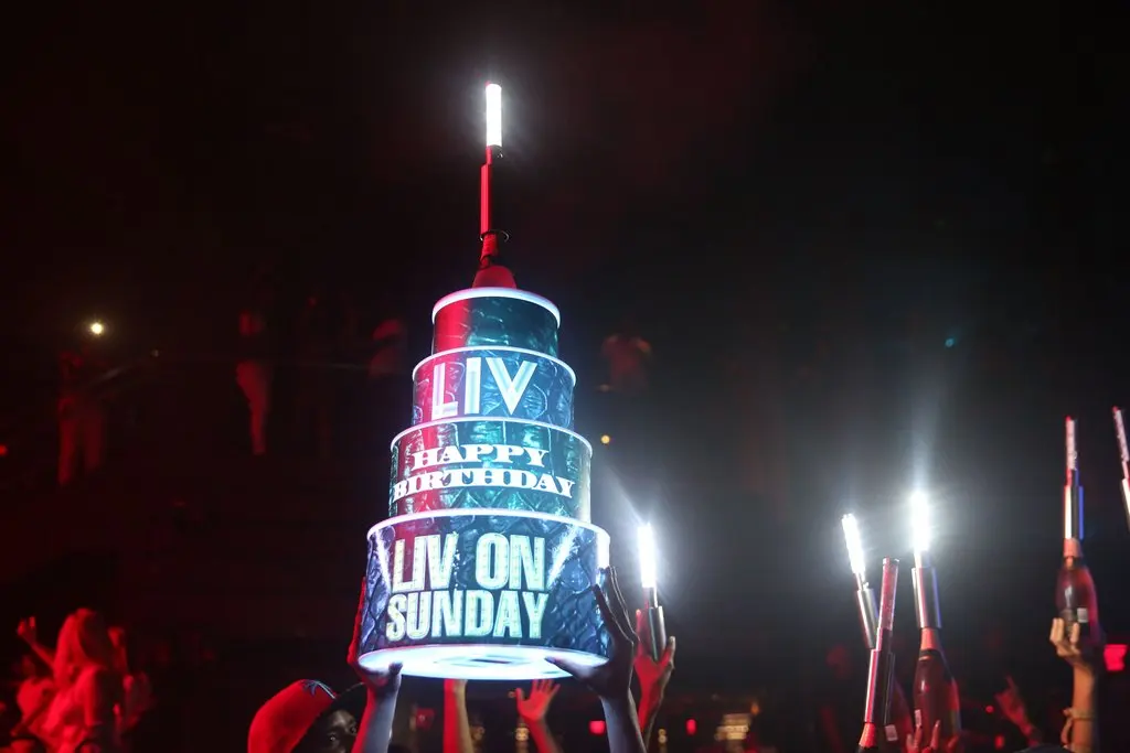 VIP LED BIRTHDAY CAKE BOTTLE PRESENTER CUSTOM PERSONALIZED NIGHTCLUB ...