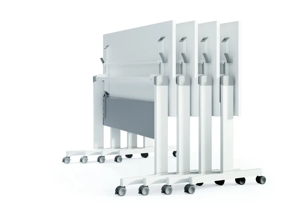 Modern Melamine Metal Frame Training Foldable Desk Office Table - Buy ...