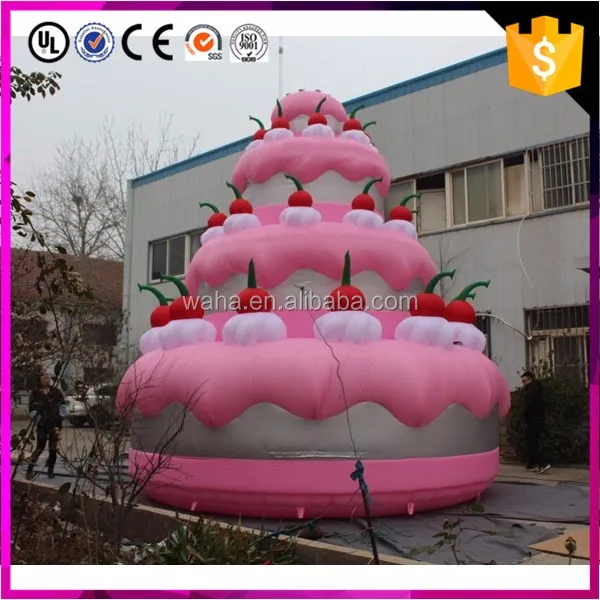 Custom Made Inflatable Birthday Cake For Birthday Or Wedding ...