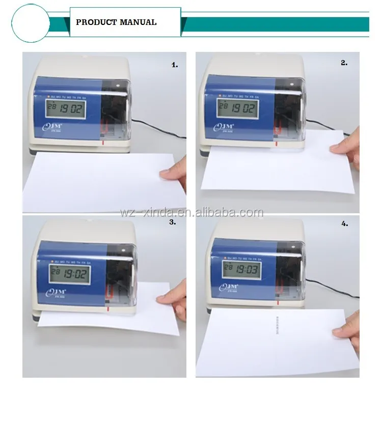 Electronic Time and Date Stamp - Efficient Attendance