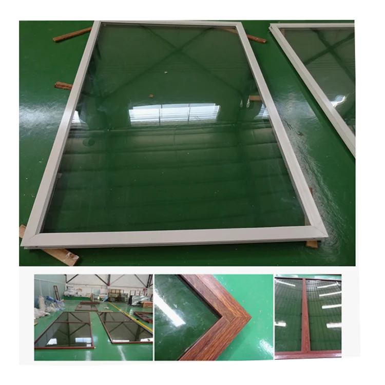 12mm Tempered Clear Glass Aluminium Profile Fixed Glass Window - Buy ...
