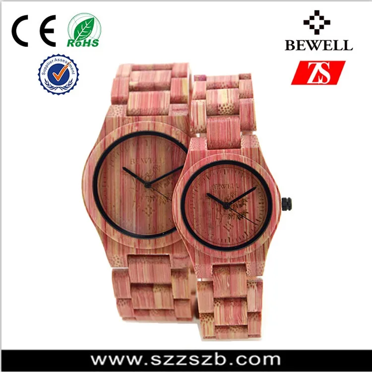 BEWELL Limited Edition Bamboo Watch for Women - Japan Movement, Ladies ...