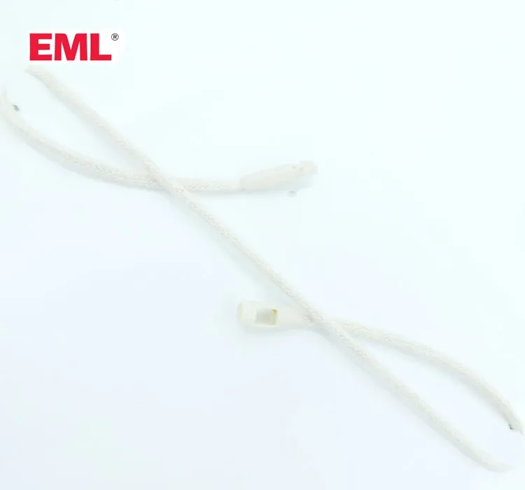 Plastic Hang Tag Seal String With Loop Cotton Thread And Bullet Head ...