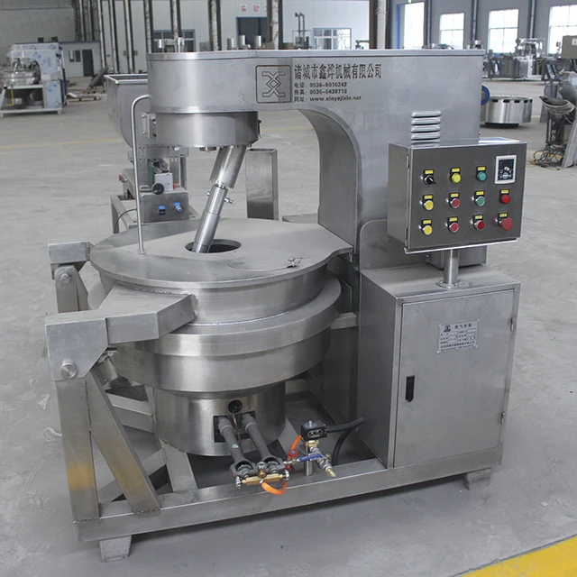 Gas/induction Heating Jacketed Cooking Kettle With Agitator - Buy ...