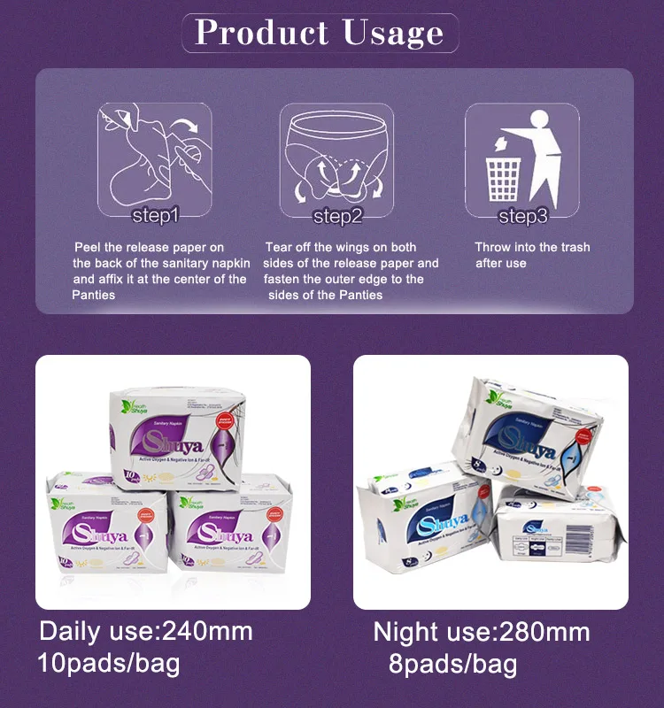 Anion Sanitary Napkin Private Label Sanitary Towel Sanitary Napkins ...