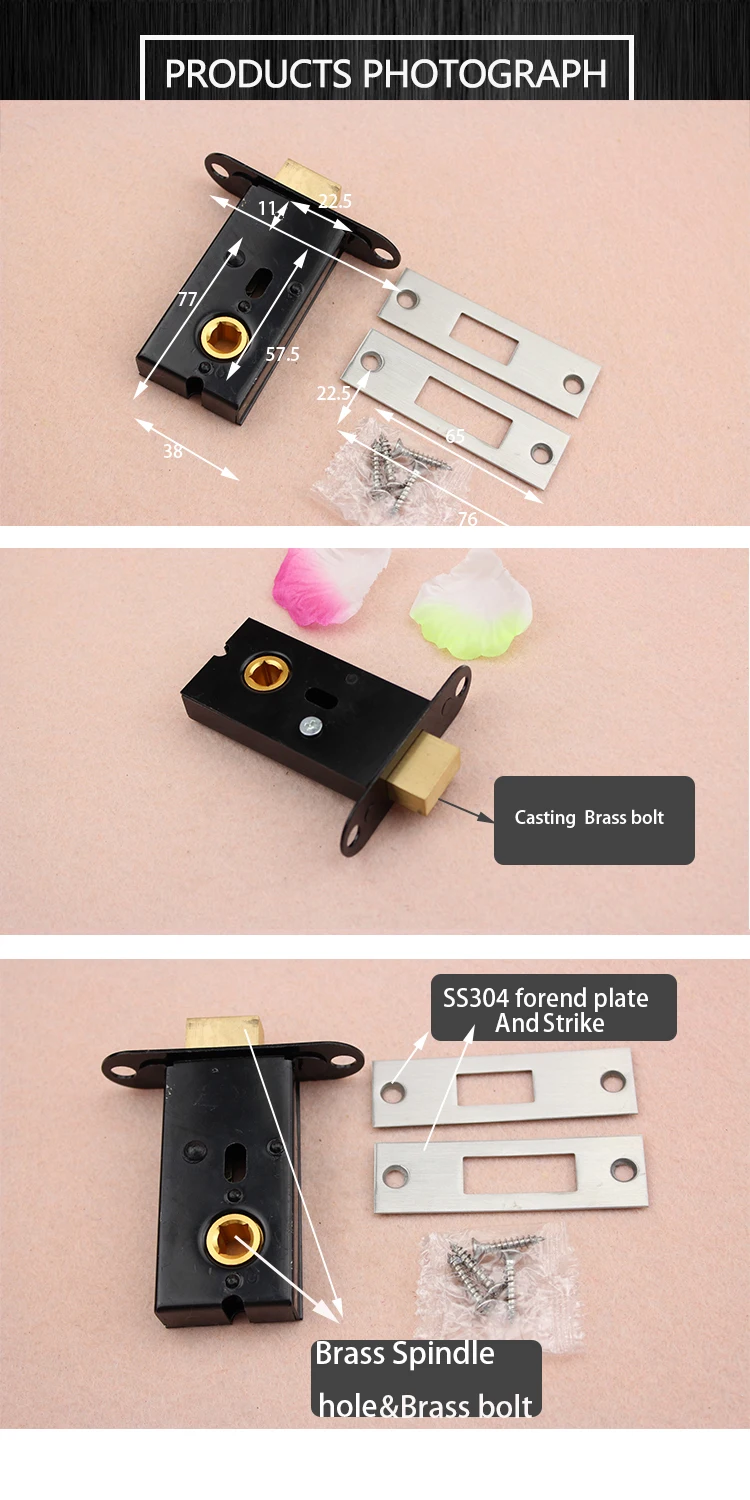 304 Stainless Steel High Quality Concealed Door Lock Set Particular For ...