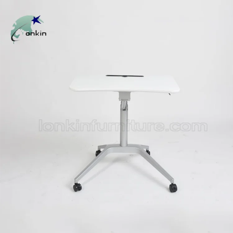 Easy to Lift up and Down Height Adjustable Side Table Stand Table ...