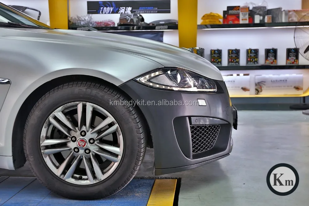 Km For Jaguar Xf 2011-2015 Upgrade Xfr-s Pp Body Kits Bumper Rear ...