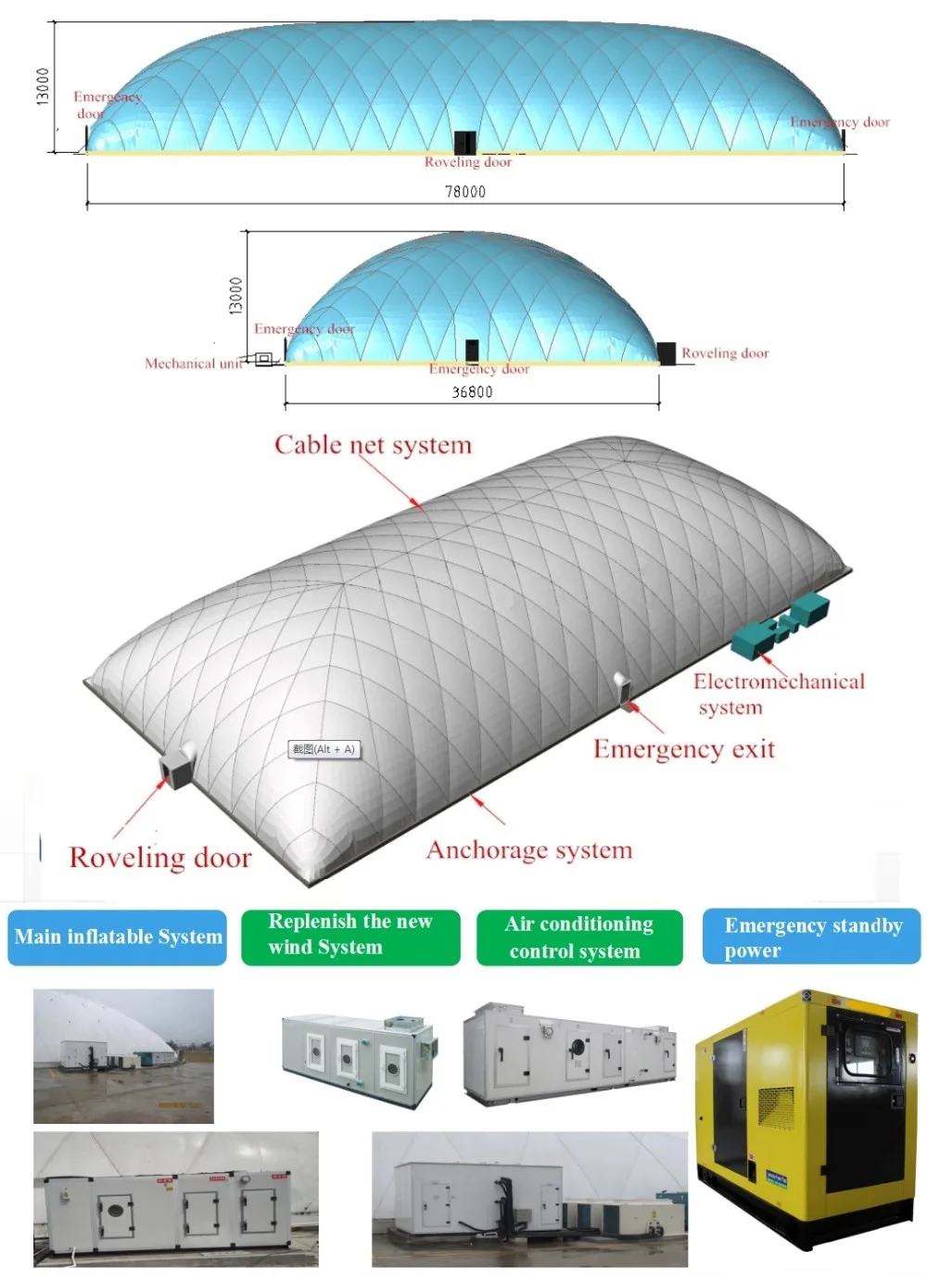 Inflatable Air Dome Tents - Durable and Versatile Solutions