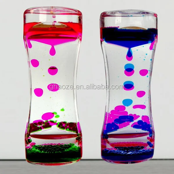 Custom Liquid Paperweight Acrylic Gift Items Oil Drop Toy