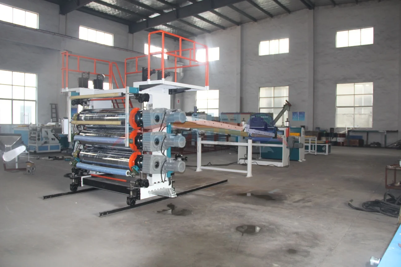Pe Pp Ps Sheet Extrusion Production Line/single Screw Extruder Plastic ...