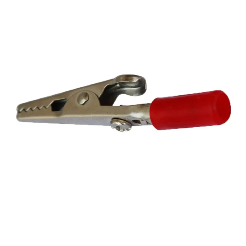 50mm Spring Alligator Clip With Screw And Single Plastic Boot - Buy ...