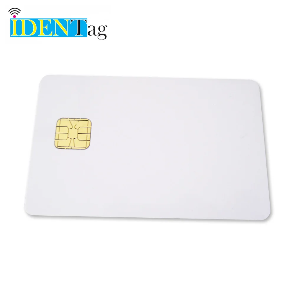 Contact Ic Chip Inkjet Serial Numbers Rfid Blank Key Card With Sle4442 ...
