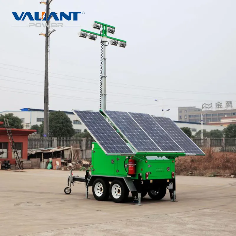 Portable Construction Lights Solar Light Tower - Buy Portable ...