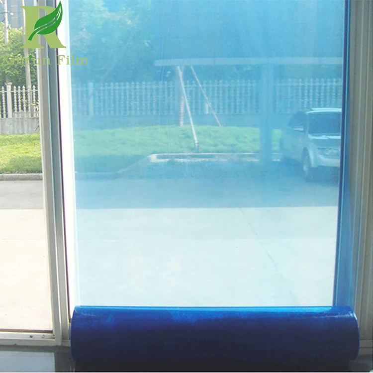 Clear Adhesive Blue Window Protection Film - Buy Blue Window Protection ...