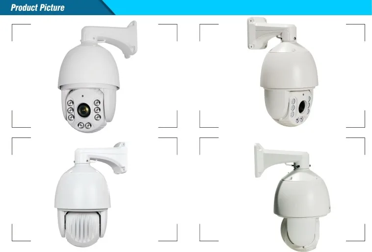 Rs 485 Protocol High Speed Dome Camera 2mp Night Vision Underwater Ptz ...