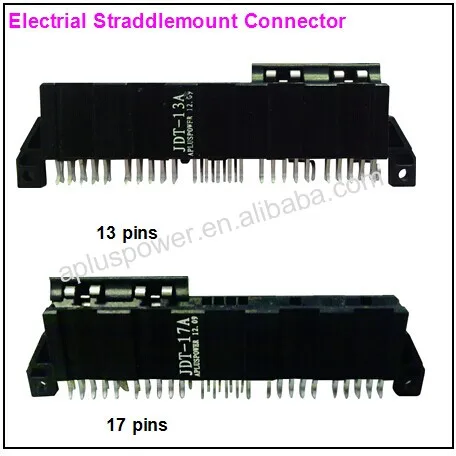 (13/)17 Pins Electrical Power Pin Connector,Straddle Mount Connector ...