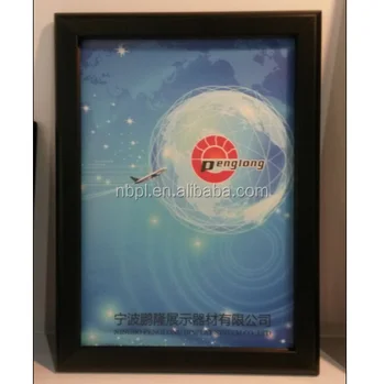 32mm Aluminum Snap Frame Elevator Poster Frame A0 Landscape Black Frame ...